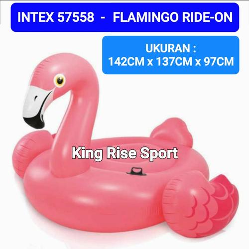 Jual Pelampung Ban Renang Besar Flamingo Ride On Intex 57558 - Kota ...