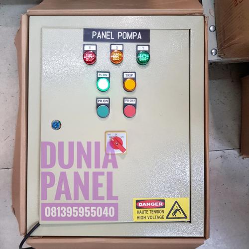 Jual PANEL POMPA OTOMATIS 1TANKI 3PHASE 3,7KW 5HP 380V LS PANEL 1TORN ...