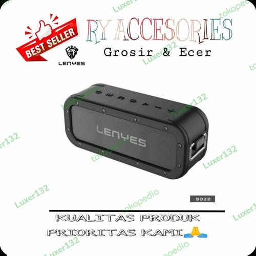 Jual RY - Speaker Lenyes S822 Wireless Bluetooth Speaker Waterproof DSP ...