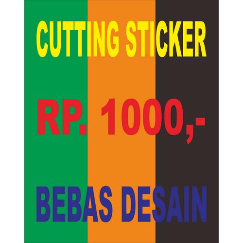 Jual Cutting Sticker Huruf Custom - Kota Bekasi - Omarmika | Tokopedia
