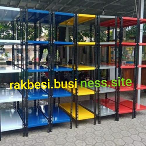 Jual rak besi 5 susun - Biru - Kota Surabaya - Rak besi siku mitra ...