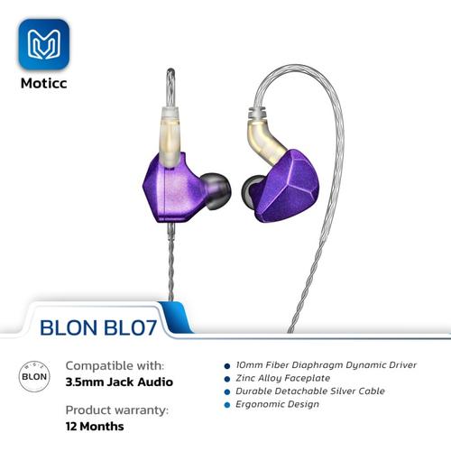 Promo [Garansi Resmi 1 Tahun] BLON BL-07 BL07 with Mic In Ear Earphone ...
