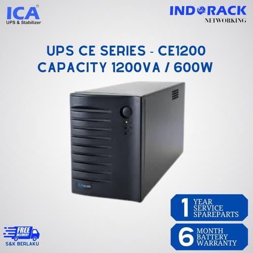 Jual ICA UPS CE Series Type 1200VA / 600W - CE1200 Suplai Daya ...