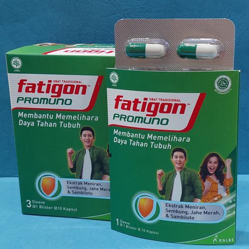 Jual fatigon promuno 10 kapsul strip daya tahan tubuh - Jakarta Pusat ...