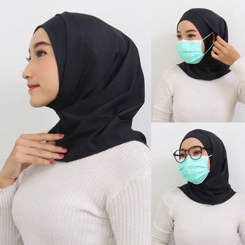 Promo Hijab Sport Hijab Mask Untuk Masker Kacamata & Earphone - MASK ...