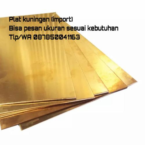 Jual plat kuningan 1mm x 1 meter x 2 meter - plate kuningan - Jakarta ...