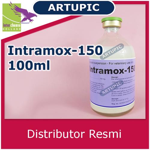 Jual Intramox-150 100 ml Amoxycillin Obat Pernafasan Sapi Kambing Ayam ...