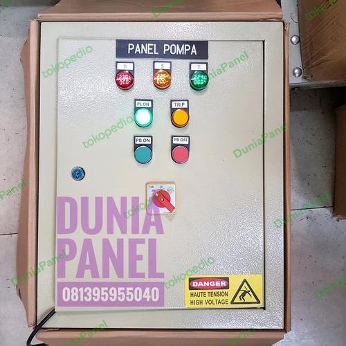 Jual PANEL POMPA OTOMATIS 1TANKI 3PHASE 3KW 4HP 380V LS PANEL 1TORN LS ...