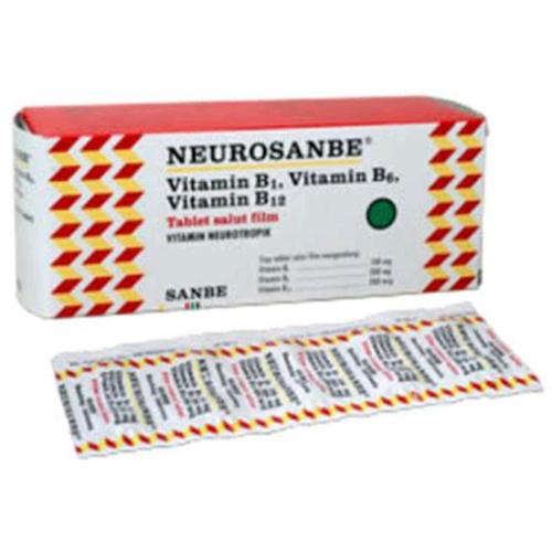 Jual Neurosanbe - Vitamin Neurotropik 1 strip isi 10 tablet - Kota ...