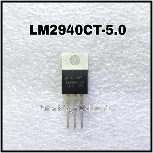Jual ic LM2940CT-5.0 TO-220 LM2940 5V Regulator 5Volt - Kota Bandung ...