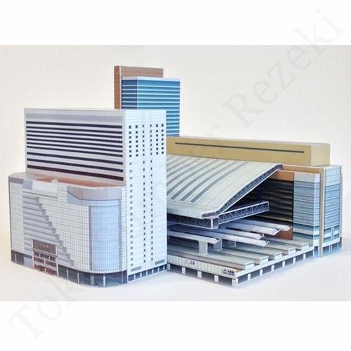 Jual Figure Diorama Paper Craft Osaka City Card Papercraft Station Kota ...