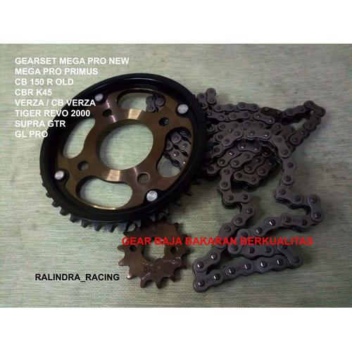 Jual Gearset Gelar Paket Baja Mega Pro New GL PRO VERZA CB150 - Kota ...