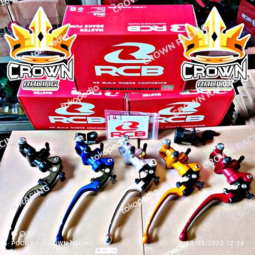 Jual Master Rem RCB Radial S1 V2 CNC Universal Handle Panjang - Biru, Kanan - Jakarta Barat ...