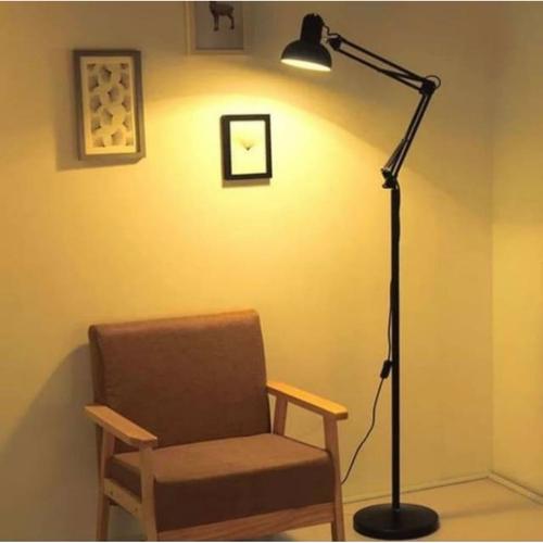 Jual Lampu Meja Stand Lampu Lantai Berdiri Double Lamp Standing Lamp ...