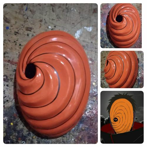 Jual Mask Topeng Tobi Akatsuki Obito Uchiha Anime Naruto Cosplay - Kota ...