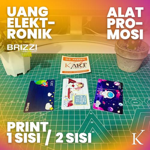 Jual Kartu Brizzi Etoll BRI I Brizzi Card Custom PRINT UV - 1 SISI ...