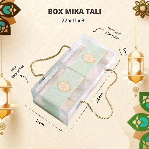 Jual Box Mika Tali 22x11x8 cm / Box Bening - Kota Malang ...