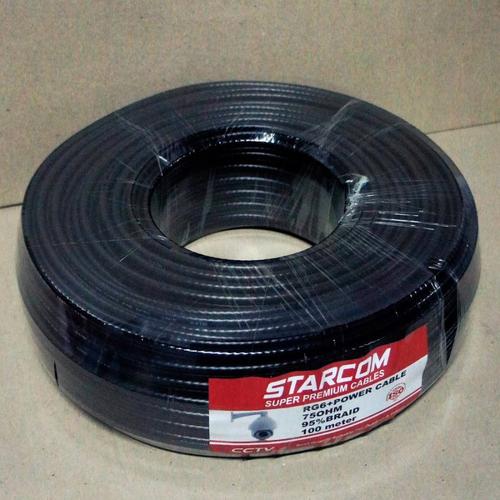 Jual Kabel CCTV RG6+Power Starcom 100 Meter - Jakarta Utara - WELL ON_LINE | Tokopedia