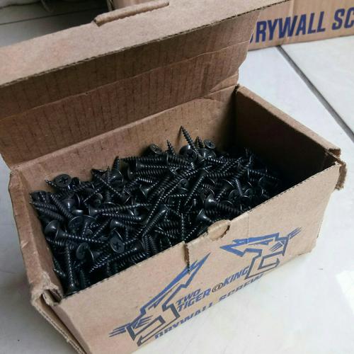 Jual skrup sekrup gypsum 6x1,1-1/4,1-1/2,2 harga box - 6x1-1/2, 1kg ...
