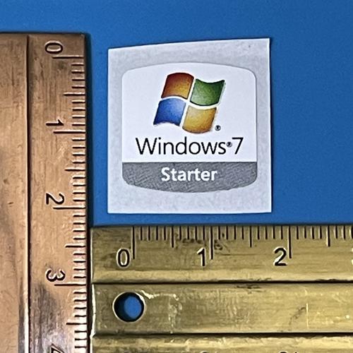 Jual Sticker stiker logo Windows 7 starter ori - Kota Banjarmasin ...