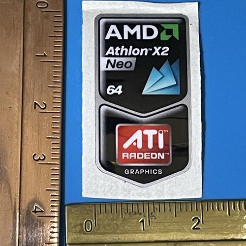 Jual Sticker stiker logo Amd Athlon x2 with Ati Radeon ori - Kota ...