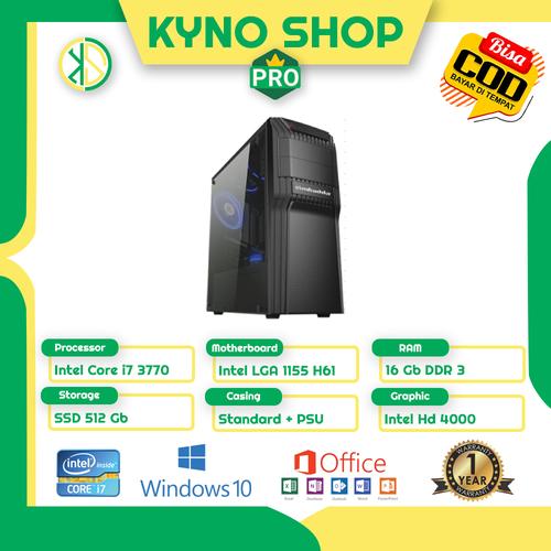 Jual Komputer PC Rakitan Office Core i7 3770 Ram 16 SSD 512 Siap Pakai ...