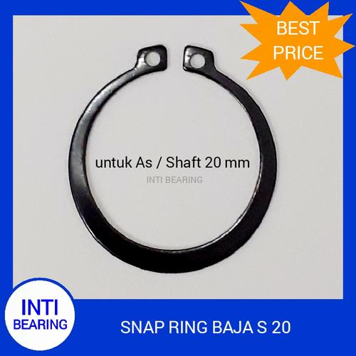 Jual SNAP RING S20 S 20 S-20 AS 20 mm untuk POMPA AIR CIRCLIP KLIP ...