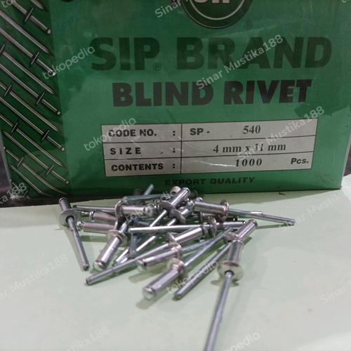 Jual Paku Rivet ripet 540 Sip 4 mm x 11mm - 440 - Kota Bandung - Sinar ...