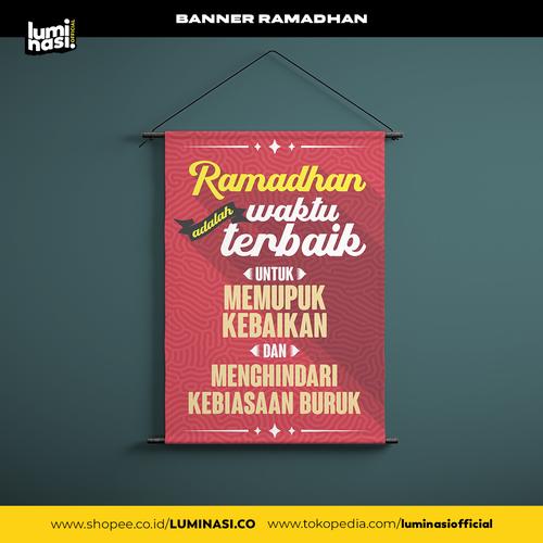 Jual Rontek Ramadhan | Banner Ramadhan | Spanduk Ramadhan 60x90cm - Kab ...