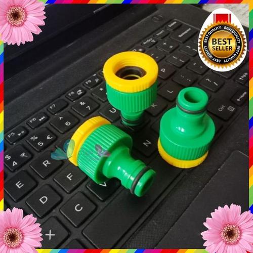 Jual Ok Konektor Kran 1/2 3/4Tap Adaptor Drat Kran Hose Quick Connector ...
