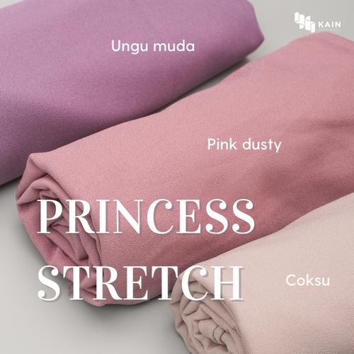 Jual Bahan Kain Princess Stretch/ Lady Zara 0,5 meter - Merah Bata ...