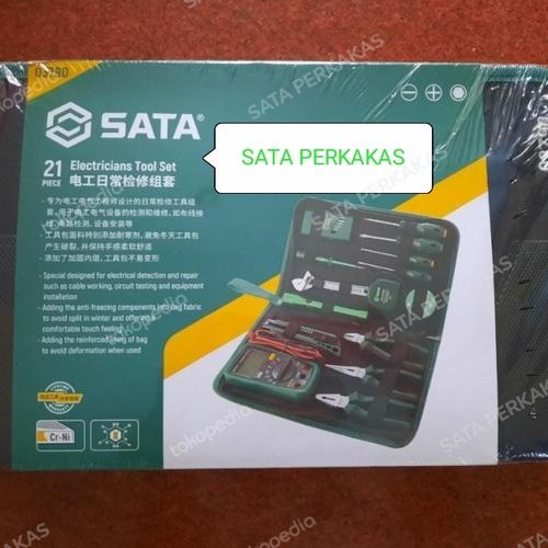 Jual TOOL KIT SET 03790 - 21PC DAILY MAINTENANCE ELECTRICIAN SET SATA ...