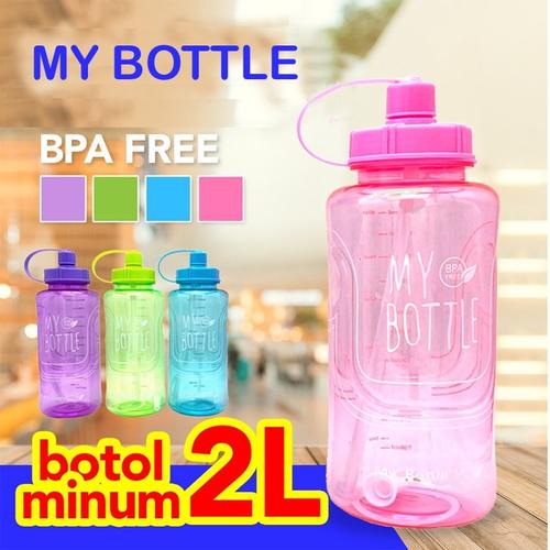 Jual Botol minum enjoy life 2 liter My Bottle 2L Ukuran Besar Food ...