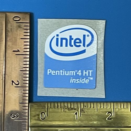 Jual Stiker stiker logo intel Pentium 4 HT ori - Kota Banjarmasin ...