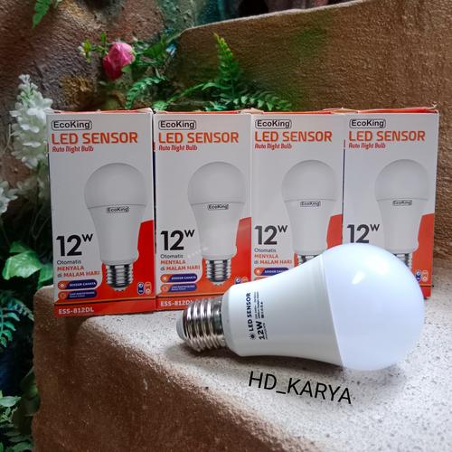 Jual Lampu Led Sensor Cahaya 12w / Led Sensor Cahaya Eco King 12 watt ...