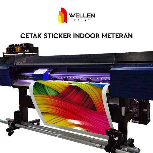 Jual Cetak Sticker Vinyl Indoor / Print Custom Sticker Meteran - Non ...