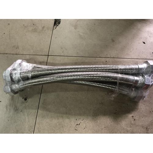 Jual Selang flexible metal ss 1" x 60cm watermur galvanis besi - 60 cm ...