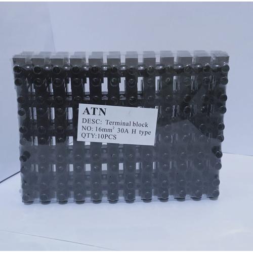 Jual Terminal Block Krustin 16mm 30A / sambungan kabel hitam terminal ...