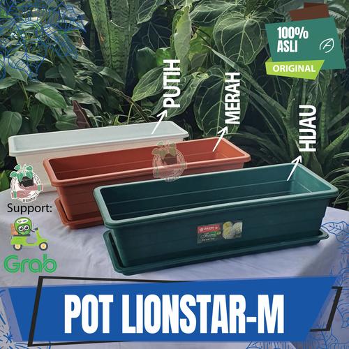Jual POT BUNGA PERSEGI PANJANG LION STAR ORI POT TANAMAN HIAS PLUS ...