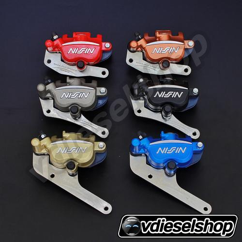 Jual Kaliper Rem Nissin Samurai Brake Original PNP Vario Beat Scoopy Spacy - Gold, Breket Disc ...