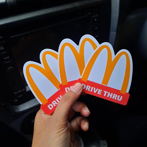 Jual New - Stiker drive thru mcd untuk motor edisi 2022 - Kota Bekasi ...