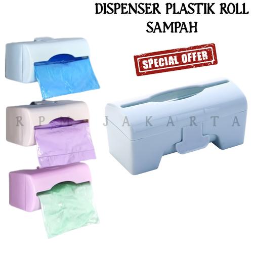 Jual DISPENSER KANTONG PLASTIK SAMPAH ROLL TEMPEL / DISPENSER PLASTIK ...