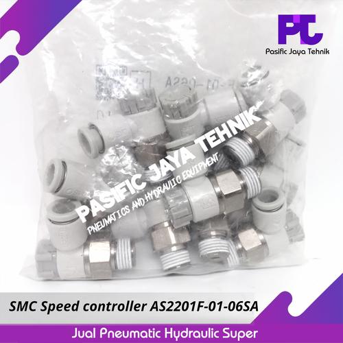 Jual Speed Controller SMC AS2201F-01-06SA Hose 6mm Drat 1/8" - Jakarta Barat - Pasific Jaya ...