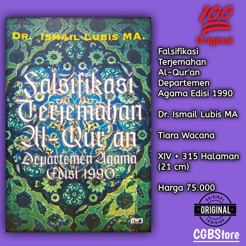 Jual Falsifikasi Terjemahan al-Quran - Dr. Ismail Lubis - Kab. Bantul ...