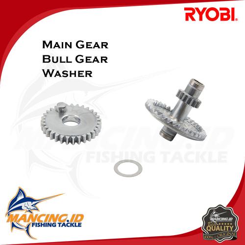 Jual Ryobi Main Gear ZEUS HP Sparepart Reel Power Handle Drive Gear ...