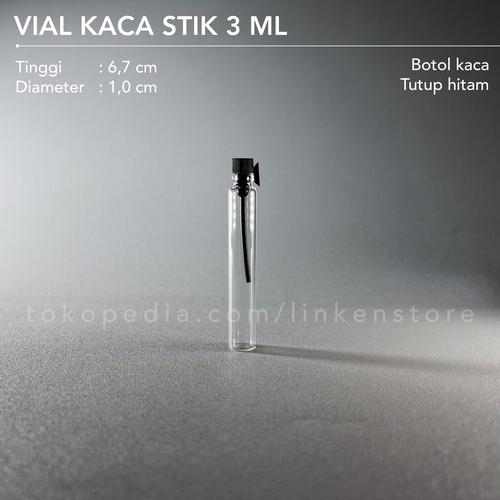 Jual Vial 3ml Botol Tester Sample Parfum Kaca model Stik Panjang ...