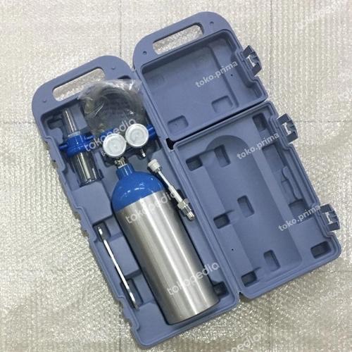 Jual Tabung Oksigen O2 Medical 0.25m3 Portable Lengkap Komplit - Kota ...