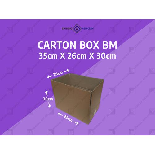 Jual Kardus Karton 35x26x30cm Dus Packing Box BM - Double Wall ...