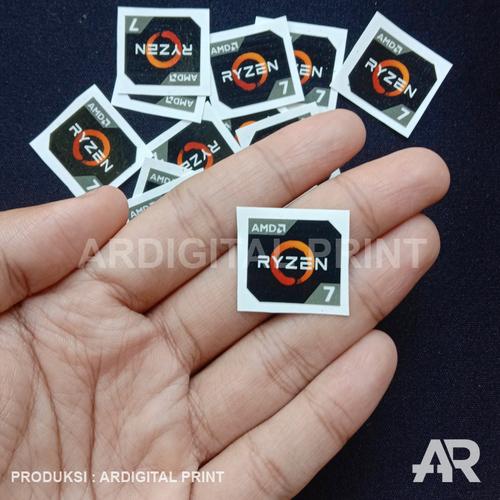 Jual STIKER AMD RYZEN 7 STIKER VINYL LAMINASI GLOSSY SATUAN - Kab ...