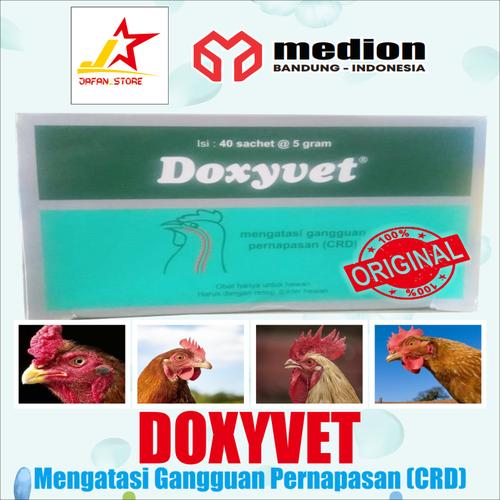 Jual Doxyvet 1 Pack Obat Ayam Mengatasi Pernafasan CRD 1 Pack isi 40 ...